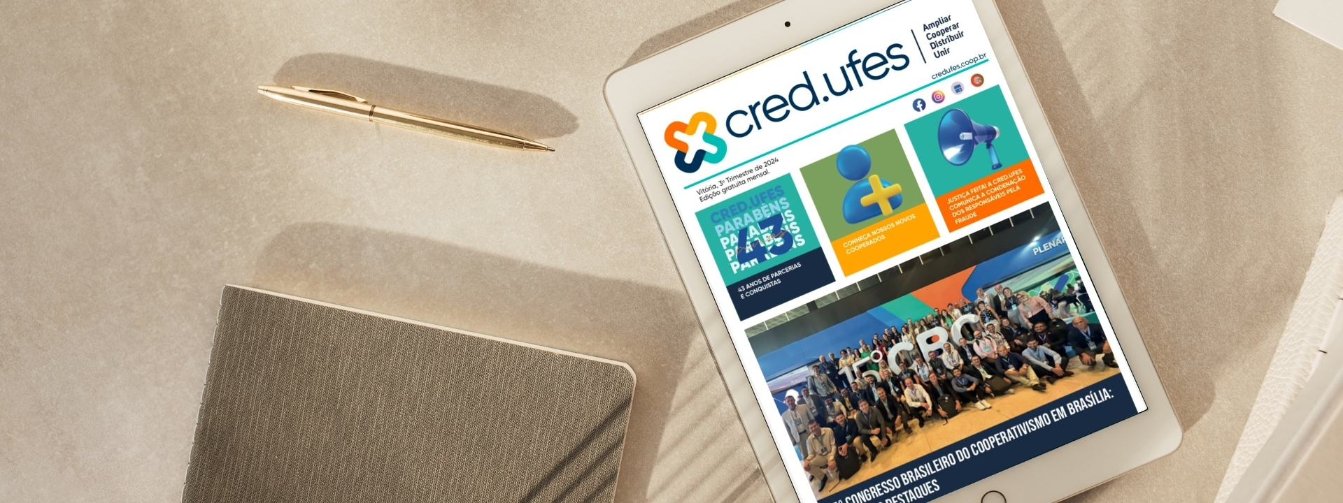 Informativo da Cred.Ufes: confira as principais novidades e conquistas. - Credufes