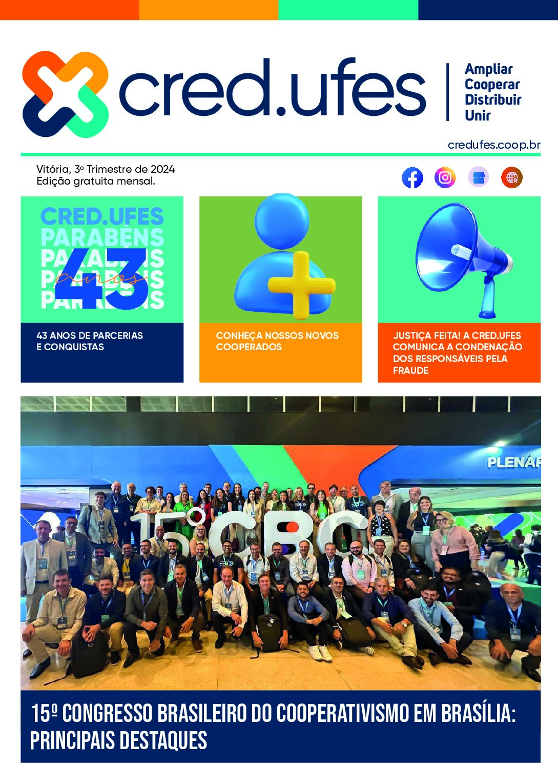 Jornal Cred.ufes 1º de 2025 - Credufes